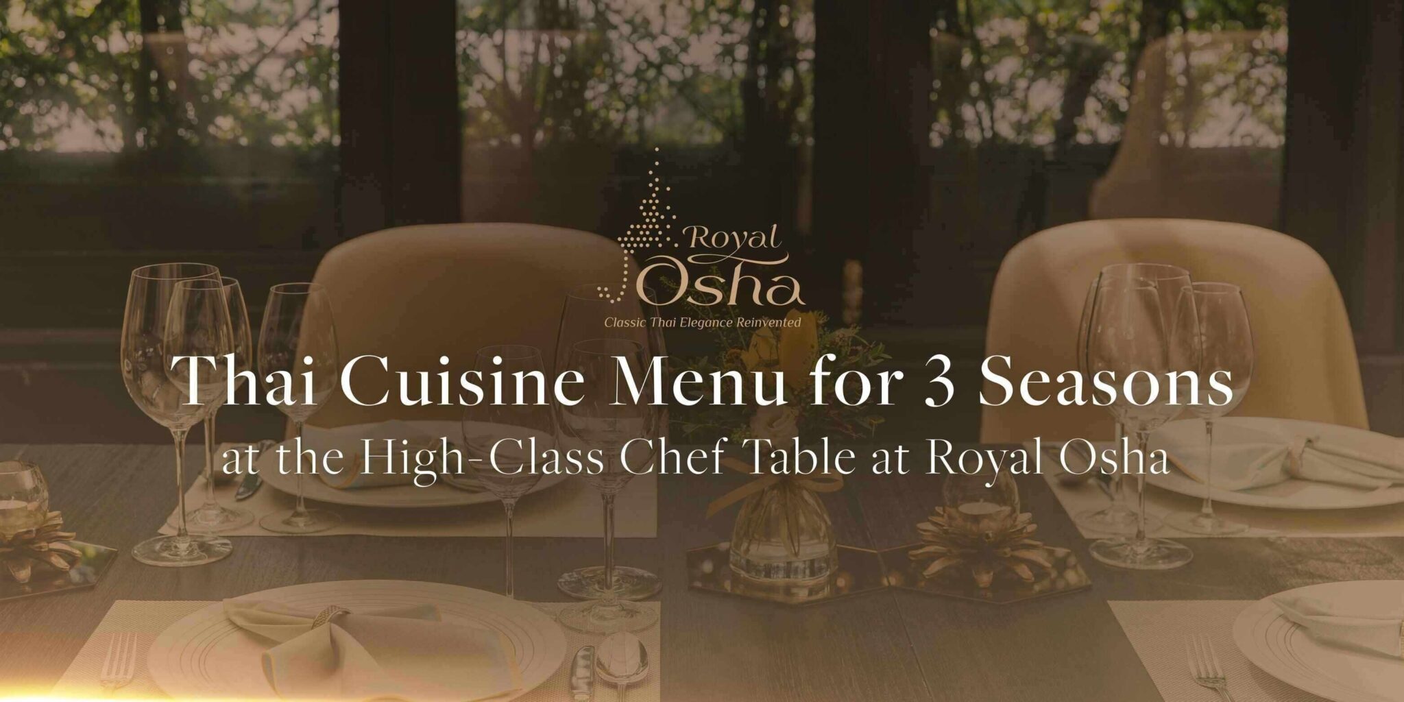 Chef Table with Royal Osha