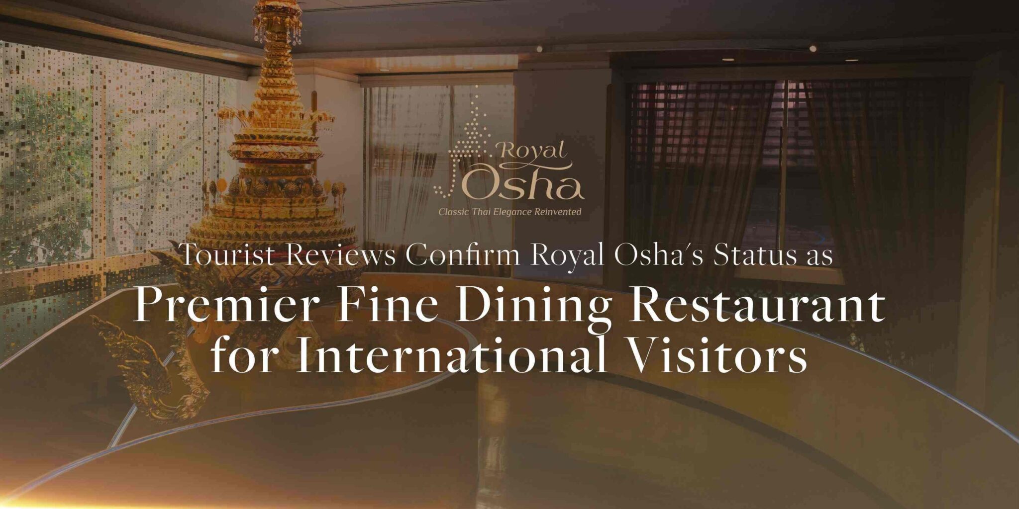 The charm of dining at a Fine Dining Restaurant - Royal osha