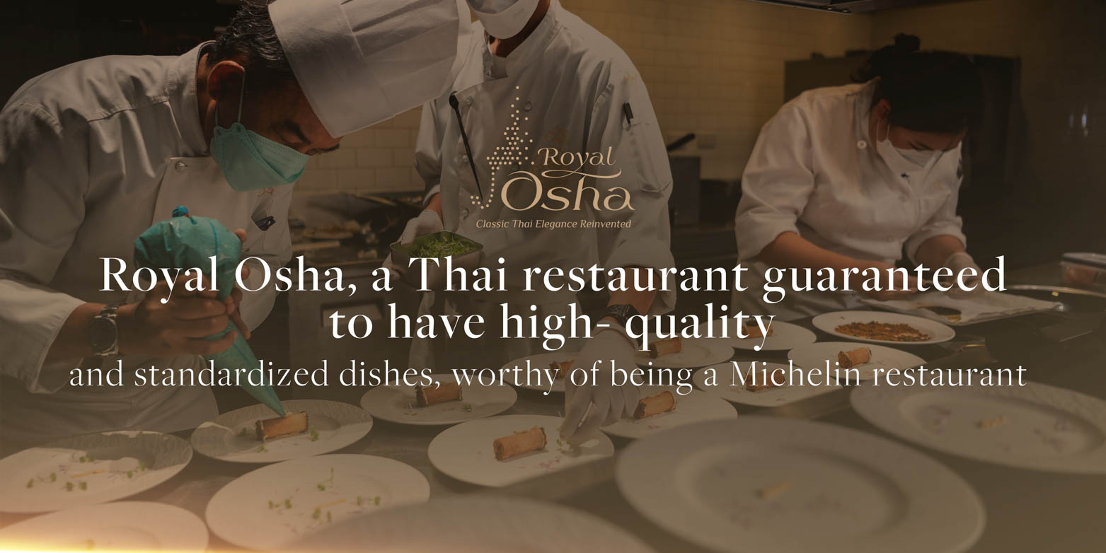 Royal Osha, one of the Michelin Restaurants that captivates