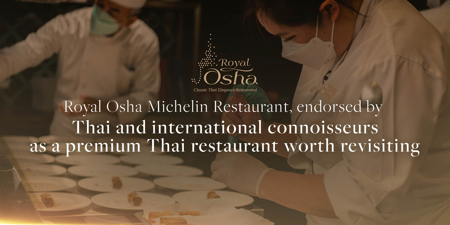 Royal Osha, one of the Michelin Restaurants that captivates