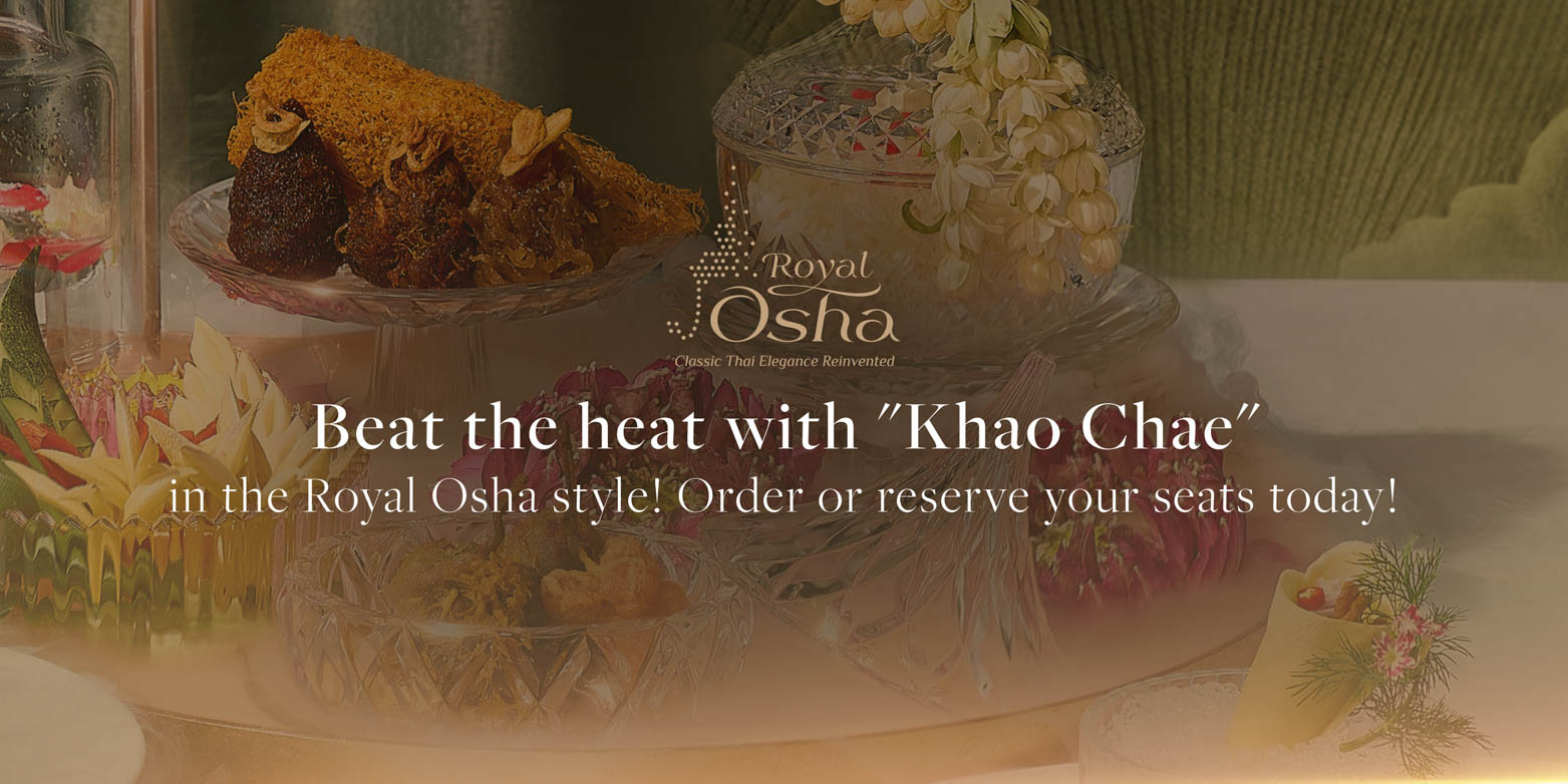 “Khao Chae” - A must try refreshing dish for the hot season